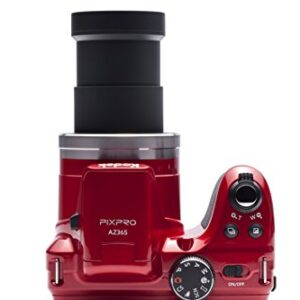 Kodak 16 Astro Zoom AZ365 with 3" LCD, Red (AZ365-RD)