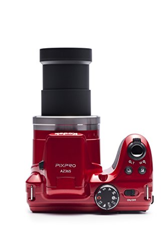 Kodak 16 Astro Zoom AZ365 with 3" LCD, Red (AZ365-RD)