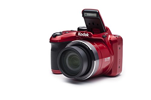 Kodak 16 Astro Zoom AZ365 with 3" LCD, Red (AZ365-RD)