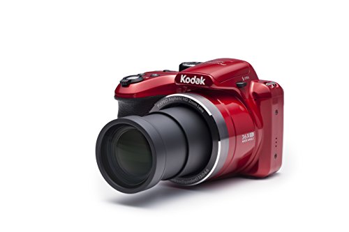 Kodak 16 Astro Zoom AZ365 with 3" LCD, Red (AZ365-RD)