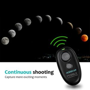 AODELAN Wireless Shutter Release Remote Control for Nikon D750, D5300, D5600, D7200, D7500, Z6, Z7, Z9, D800, D850, Coolpix P1000