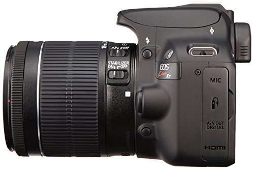 Canon DSLR Camera EOS Kiss X7 with EF-S18-55mm and EF-S55-250mm - International Version (No Warranty)