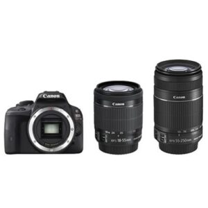 Canon DSLR Camera EOS Kiss X7 with EF-S18-55mm and EF-S55-250mm - International Version (No Warranty)