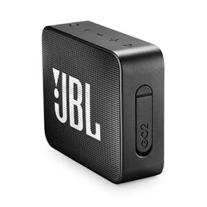 JBL Tune 510BT: Wireless On-Ear Headphones with Purebass Sound - Black & GO2 - Waterproof Ultra-Portable Bluetooth Speaker - Black