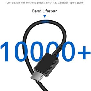 USB C Fast Charger, 25W PD Type C Super Fast Charger for Samsung Galaxy S20/S20+/S20 Ultra/S21/S21+/S21 Ultra/Note 20 Ultra/Note 20/Note 10+/Note 10, with 6Ft USB C to USB C Charging Cable