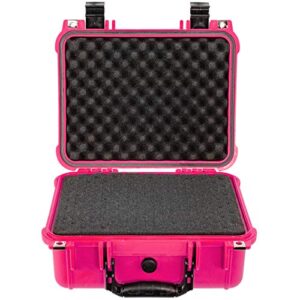 Eylar Protective Hard Camera Case Water & Shock Proof w/Foam TSA Approved 13.37 Inch 11.62 Inch 6 Inch Pink