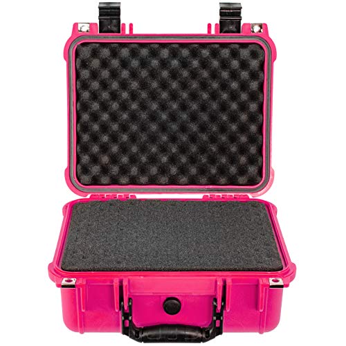 Eylar Protective Hard Camera Case Water & Shock Proof w/Foam TSA Approved 13.37 Inch 11.62 Inch 6 Inch Pink