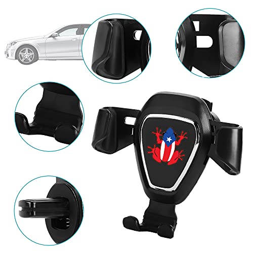 Hangoo Puerto Rico Coqui Car Mount Phone Holder Automatic Locking Universal Air Vent GPS Cell Phone Holder for Puerto Rico Car Accessories