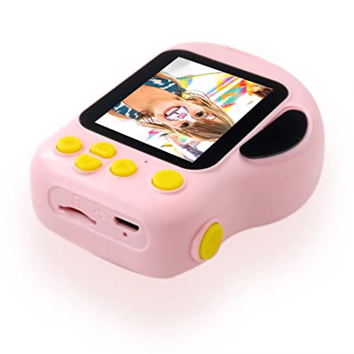 1080P HD Digital Video Children Camera with Funtion of Photo Taking, Video Recording, Continuous Shooting, Timer Shooting, etc for 3 4 5 6 7 8 9 10 Year Old (Pink)