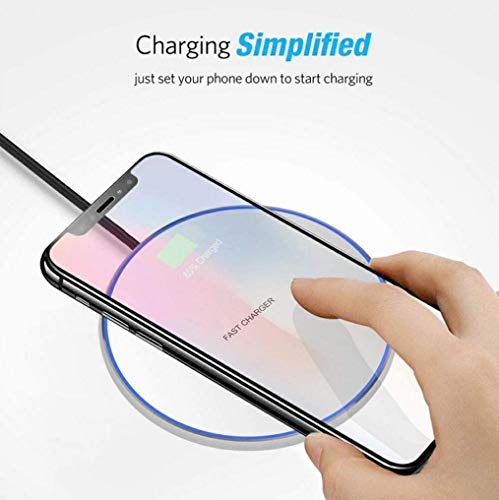 PHONIL 15W Wireless Charger Fast Charging Pad Slim for Galaxy Z Flip 3 and Z Fold 3 5G Phones, Quick Charge White Compatible with Samsung Galaxy Z Flip3 5G and Z Fold3 5G Models, PH-PH20862W4E-60