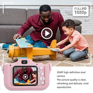 Asixxsix Digital Children Camera, Sturdy ABS Practical Durable Children Camera, for Children Kids Taking Pictures Toy Holiday Birthday Gift(Pink)