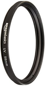 amazon basics uv protection camera lens filter – 58mm