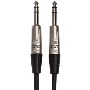 HOSA Technology 2X Pro Balanced 1/4" TRS Male to 1/4" TRS Male Interconnect Audio Cable 5'