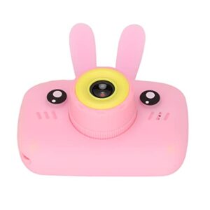 Cartoon Camera, 1080P Full HD Digital Camera for Children, Bunny Appearance Digital Camera Toy with Lanyard and Charging Cable