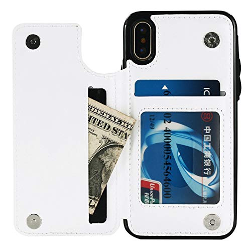 Venice Flag Wallet Phone Cases Fashion Leather Design Protective Shell Shockproof Cover Compatible with iPhone X/XS