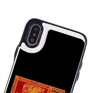 Venice Flag Wallet Phone Cases Fashion Leather Design Protective Shell Shockproof Cover Compatible with iPhone X/XS