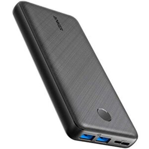 Anker Portable Charger, 325 Power Bank (PowerCore Essential 20K) 20000mAh Battery Pack with USB-C (Recharge Only) and PowerIQ Technology for iPhone, Samsung Galaxy, and More