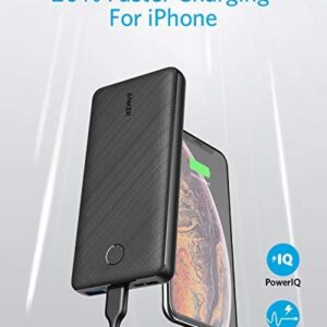 Anker Portable Charger, 325 Power Bank (PowerCore Essential 20K) 20000mAh Battery Pack with USB-C (Recharge Only) and PowerIQ Technology for iPhone, Samsung Galaxy, and More