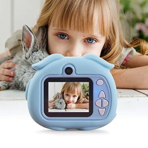 ke1clo 1080p mini children’s camera with front rear dual camera, 2.0/3.5 inches screen kids camera – video recording/taking pictures and selfie/mp3 music/filters/photo stickers etc