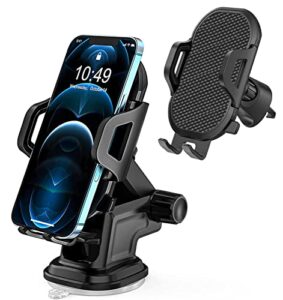 car phone mount holder dashboard/windshield/air vent for moto g power/g stylus 2020 2021 2022/g 5g,g play/g pure/g100,g7 g6 play power plus,z4,g fast,edge/edge plus,motorola one 5g ace,e 2020/e6 e5