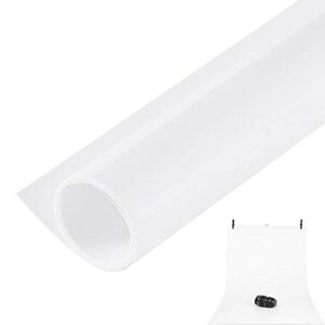 meking white pvc backdrop, 30x60inch/80x150cm matte & reflective pvc vinyl seamless photography background for studio video photo shooting