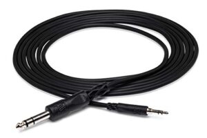 hosa cms-110 3.5 mm trs to 1/4″ trs stereo interconnect cable, 10 feet