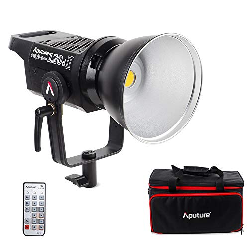 Aputure Light Storm LS C120D Mark 2 120D II Led Continuous Output Lighting Ultimate Upgrade 30,000 Lux @0.5m Supports DMX 5 CRI96+ TLCI97+ Pre-Programmed Lighting Effects (V-Mount)