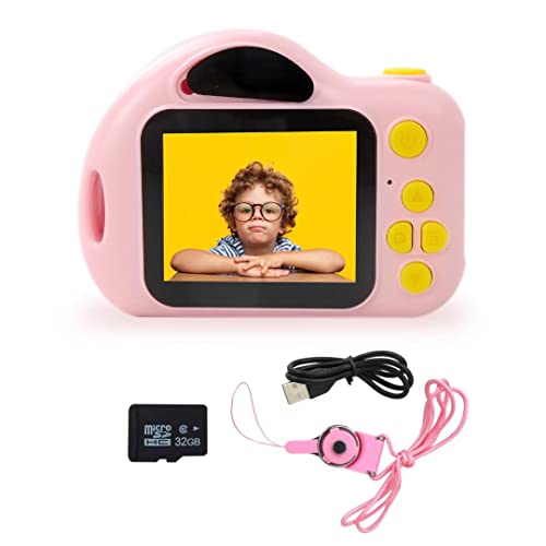 1080P HD Digital Video Children Camera Perfect for Birthday, Christmas, Holiday, Nice Gift for 3 4 5 6 7 8 9 10 Year Old Boys and Girls, Drop-Resistant and Durable with Firm Structure