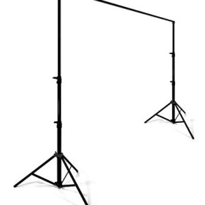 StudioFX 400W Chromakey Green Screen 6ft x 9ft Backdrop Photography Video Lighting Kit - Background Support System Included - by Kaezi CH69G