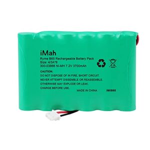 imah ryme b65 6-cell 3-pin 4/3a 7.2v 3700mah replacement battery 300-03866 for honeywell lynx alarm lynx lynxrchkit-sha lynx l5100 5200 5210 lynx touch 7000 lyric keypad lcp500-l