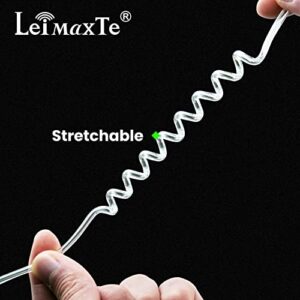 LEIMAXTE Acoustic Tube Earpiece Coil Tubes Replacement for Two Way Radio Headsets FBI Style Motorola Kenwood Walkie Talkie Earpieces【2 Pack】 with 2X Radio Earbuds