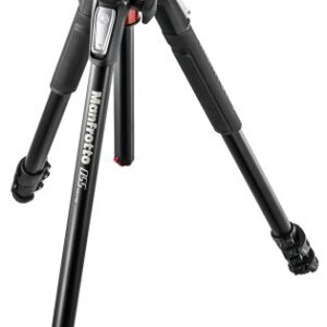 Manfrotto 055 Aluminum 3-Section Tripod with Horizontal Column (MT055XPRO3),Black