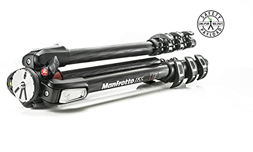 Manfrotto 055 Aluminum 3-Section Tripod with Horizontal Column (MT055XPRO3),Black