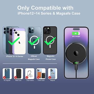 9XX Magnetic Wireless Car Charger for iPhone 14 13 12 Pro Max Mini Samsung w/MagSafe Style Cases - 15W Fast Charge, 360° Rotation, Military-Grade Suction Mount - Ultimate Magsafe Car Mount Charger