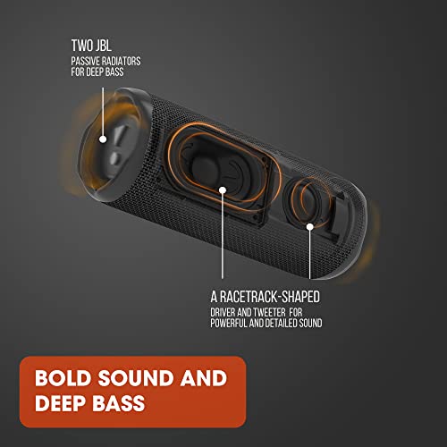 JBL Flip 6 - Portable Bluetooth Speaker, powerful sound and deep bass, IPX7 waterproof, 12 hours of playtime, JBL PartyBoost for multiple speaker pairing for home, outdoor and travel (Black)