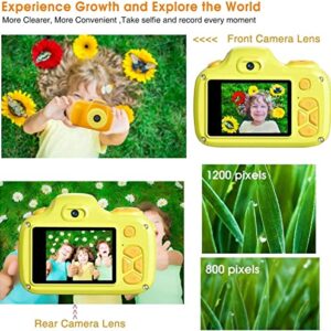 Digital Cameras for Kids Mini Portable Kids Camera 2.0in IPS Color Screen Children's Digital Camera with Photo/Video Function, HD 1080P Camera Children's Camera with Neck Lanyard for Gift