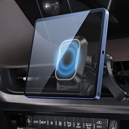 TOPABYTE Car Magnetic Phone Mount for Car Air Vent,360°Adjustable Magnetic Phone Holder fit for All Phone with Metal Plates