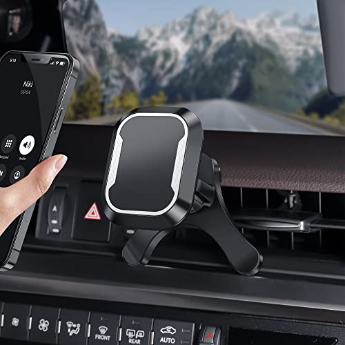 TOPABYTE Car Magnetic Phone Mount for Car Air Vent,360°Adjustable Magnetic Phone Holder fit for All Phone with Metal Plates