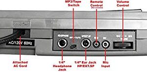 Hamilton Buhl Classroom Cassette Player, 2 Station, 1 Watt (D132) (HA802)