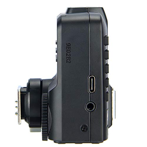 Godox X2T-C TTL Wireless Flash Trigger for Canon, Bluetooth Connection, 1/8000s HSS,5 Separate Group Buttons, Relocated Control-Wheel, New Hotshoe Locking, New AF Assist Light