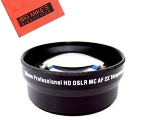 46mm 2.2x telephoto lens for nikon dl18-50 f/1.8-2.8 digital camera