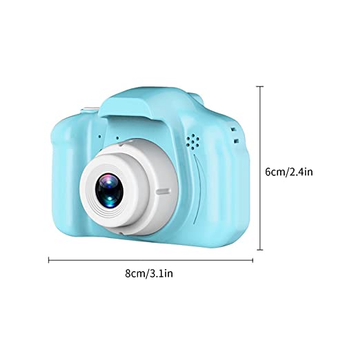 Hopwin Kids Mini Camera Toy, HD Digital Video Cameras for Boys Girls, Portable Children Video Record Camera with 512MB SD-Card, Multiple Photo Frames (One Size, Blue)