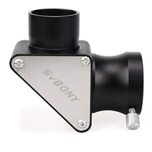 SVBONY 1.25 inches 90 Degree Dielectric Mirror Diagonal Fully Metal for Refracting Telescope Eyepiece Lens for Astronomical Visual Astrophotography