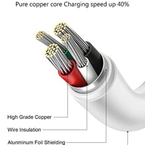 iPhone Plug Charger【Apple MFi Certified 】 USB Fast Cable 2-Pack Fast Wall Charger PS/2 Cables Compatible with iPhone 14/14 Plus/14 Pro/14 Pro Max/13/13Pro/12/12 Pro/11/11Pro/XS/Max/XR/X/8,iPad