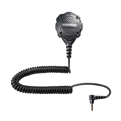 HYSHIKRA Walkie-Talkie Microphone Speaker for Yaesu FT-60R VX-3R FT3DR FT2DR FT-70DR VX-150 VX-5R VX-160 VX-420 FT-250R FT-50R Handheld Radio HT