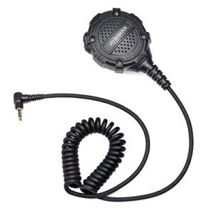 HYSHIKRA Walkie-Talkie Microphone Speaker for Yaesu FT-60R VX-3R FT3DR FT2DR FT-70DR VX-150 VX-5R VX-160 VX-420 FT-250R FT-50R Handheld Radio HT