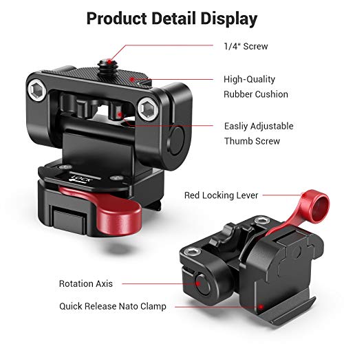 SMALLRIG Field Monitor Holder Mount with Quick Release NATO Clamp - 2100