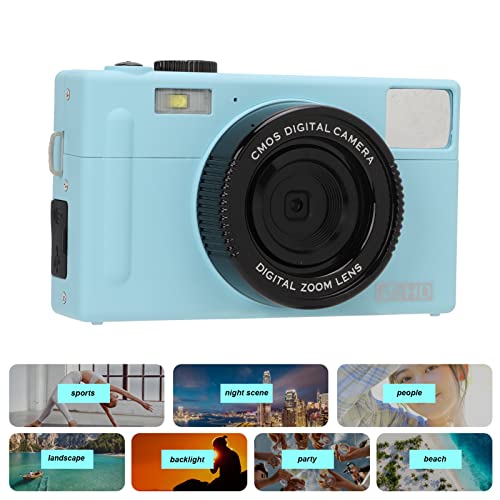 Micro Single Digital Camera, Mirrorless Digital Camera 24 Million Pixels 3in LCD Display Monitor 15 FPS Resolutio for Travel