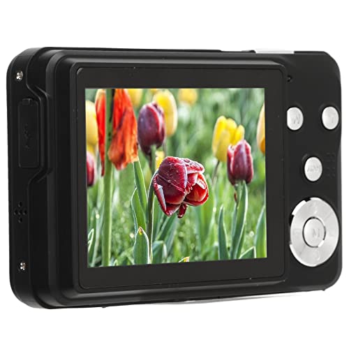 Digital Camera, 2.7K 48MP 16X Zoom Digital Camera, 2.7 Inch Display Anti Shaking HD Camera, Face Recognition Digital Camera for Indoor, Outdoor