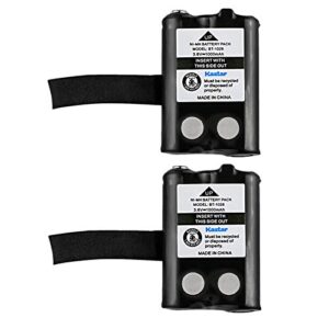 kastar 2-pack ni-mh battery replacement for uniden bt-1028, 58037235e battery and uniden gmr3040-3ck gmr3040-2ck gmr2638-2ck 2-way radio walkie talkies